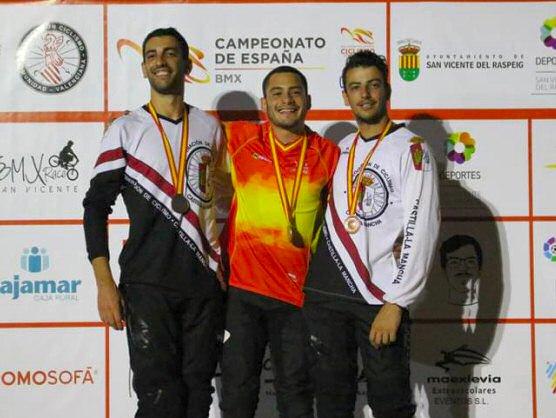 Ángel Daniel Sánchez, nuevo campeón de España de BMX Racing