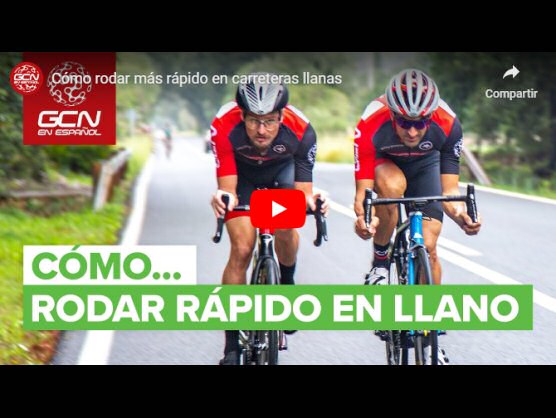 Cómo rodar más rápido en bicicleta en las carreteras llanas [Vídeo]