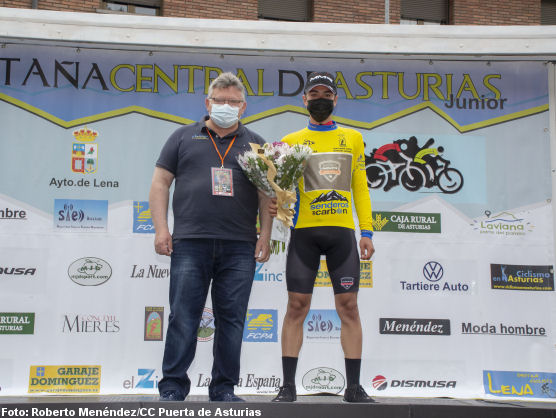 Iván Bonilla, primer líder de la XIX Vuelta a la Montaña Central