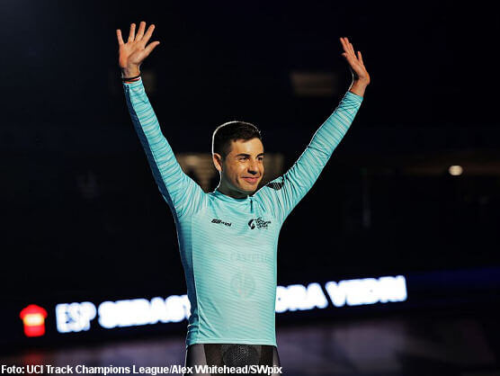 UCI Track Champions League: Sebastián Mora recupera el maillot de líder ...