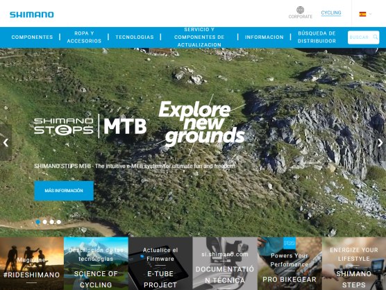 bike.shimano.com, la nueva web de Shimano ofrece ahora sus contenidos ...