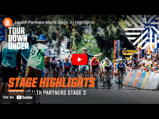 Tour Down Under 2024: Vídeo resumen de la tercera etapa