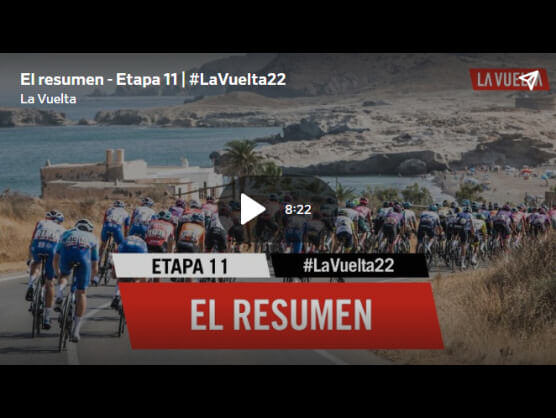 Vuelta a España 2022: Vídeo resumen de la 11ª etapa