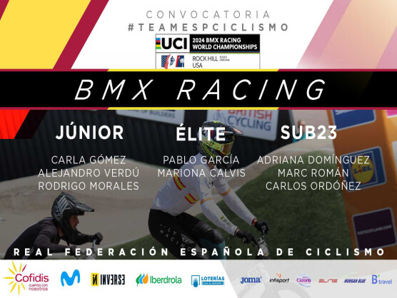España, con ocho pilotos al Campeonato del Mundo de BMX Racing en Rock Hill