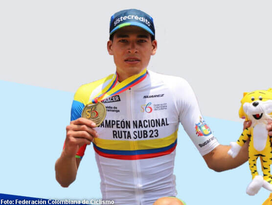 Kevin Castillo es el nuevo campeón sub-23 de ruta en Colombia