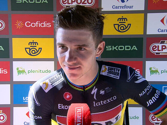 Vuelta a España: Remco Evenepoel: "Esta victoria ha sido especial"