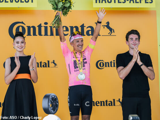 Richard Carapaz, 'supercombativo' del Tour de Francia 2024