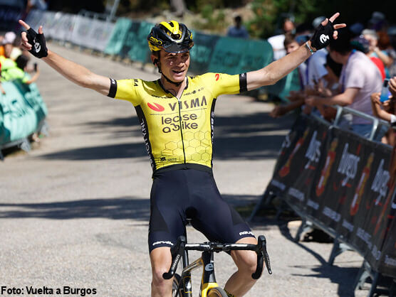 Vuelta a Burgos: Sepp Kuss se exhibe en las Lagunas de Neila y es líder
