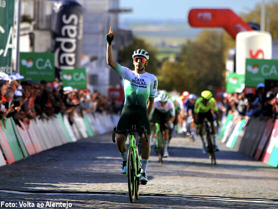 Guillermo Thomas Silva, primer líder de la Vuelta al Alentejo 2024