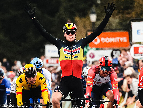 Tim Merlier, primer maillot amarillo de la París-Niza 2023