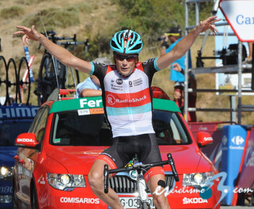 Chris Horner, ganador de la Vuelta a España 2013, en la Vuelta a ...