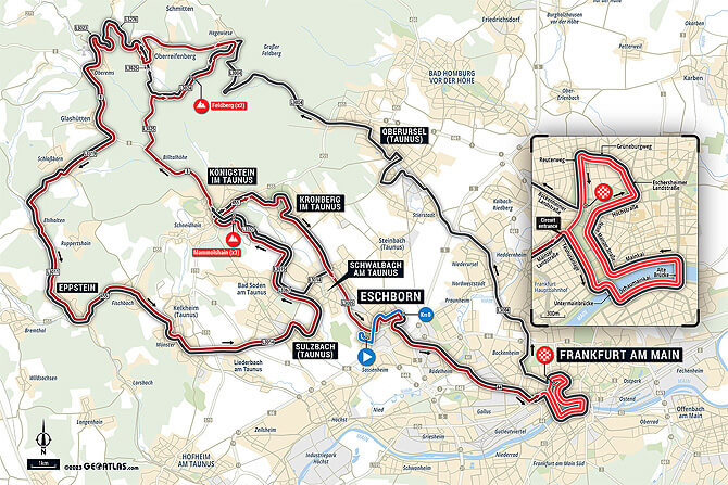 Eschborn-Frankfurt 2025: Recorrido, perfil, libro de ruta y últimos ...