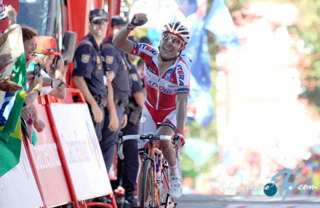 Vuelta a España: `Purito´ Rodríguez gana en el Naranco y Horner es líder