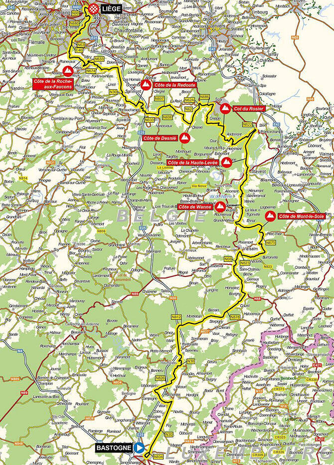 Lieja-Bastoña-Lieja Femenina 2022: Recorrido, perfil, libro de ruta y ...