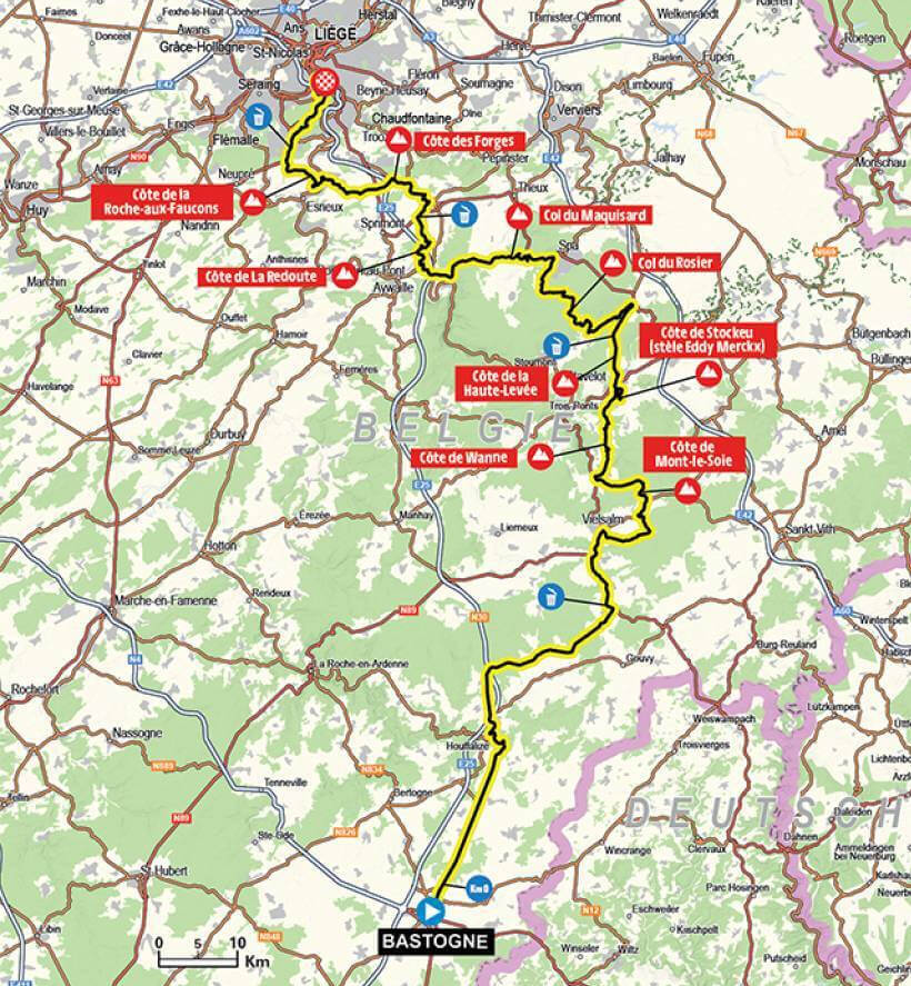 Lieja-Bastoña-Lieja: Pogacar y Evenepoel duelo estelar en "La Decana ...