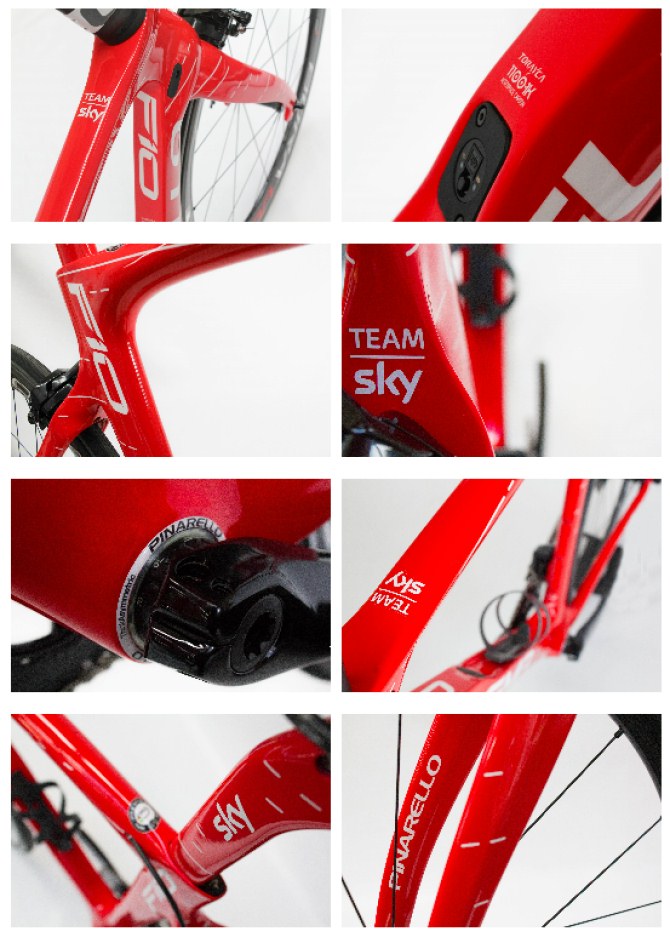 La Pinarello Dogma F10, con un color especial para las Navidades