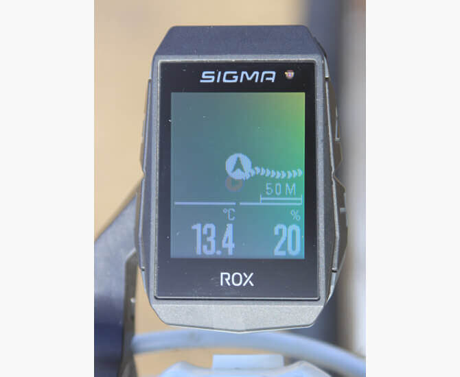 Ponemos a prueba el ciclocomputador Sigma ROX 11.1 EVO