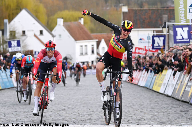 Tim Merlier renueva como campeón de la Nokere Koerse