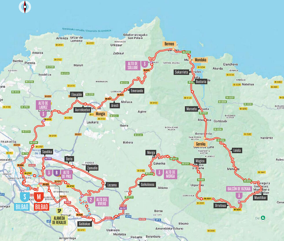 Etapa 11 de la Vuelta a España 2025, Bilbao - Bilbao / 157,4 Km