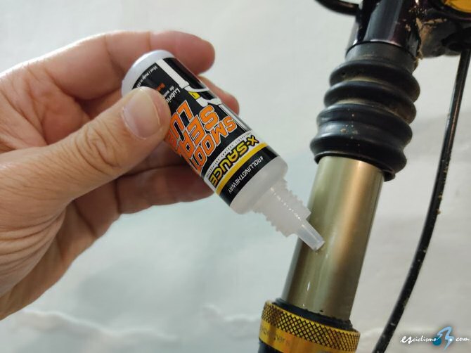 Ponemos a prueba el lubricante de suspensiones X-Sauce Smooth Lube