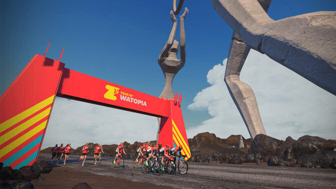 Es hora de subir de nivel con el Tour of Watopia en Zwift