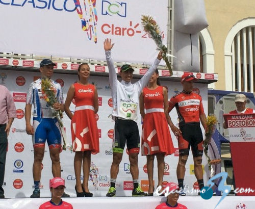 Jaime Castañeda gana la primera etapa y lidera el Clásico RCN